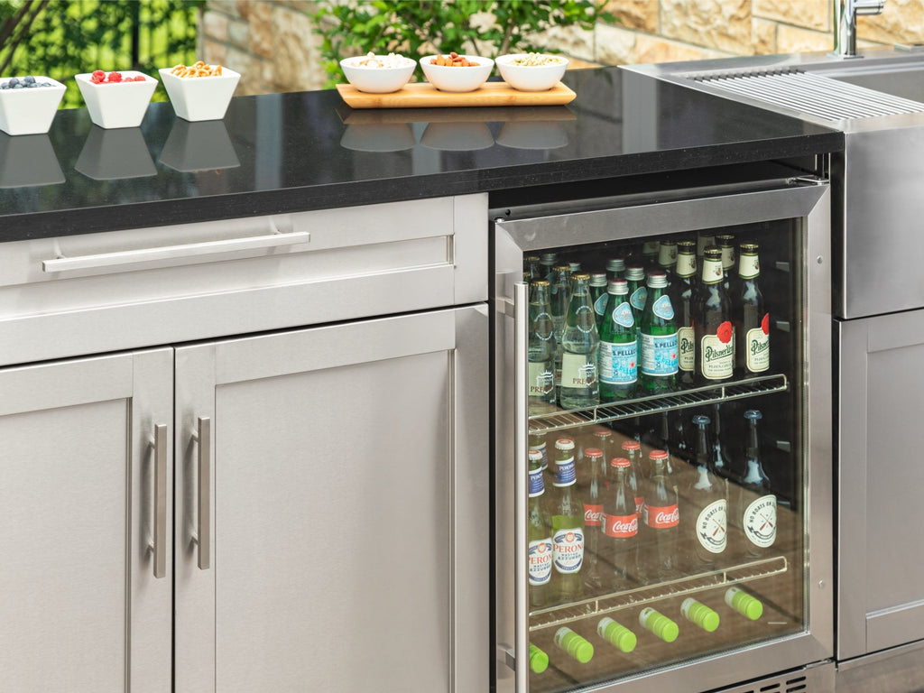 Signature Series Outdoor Kitchen Corner Granite Countertop - US Trade Store